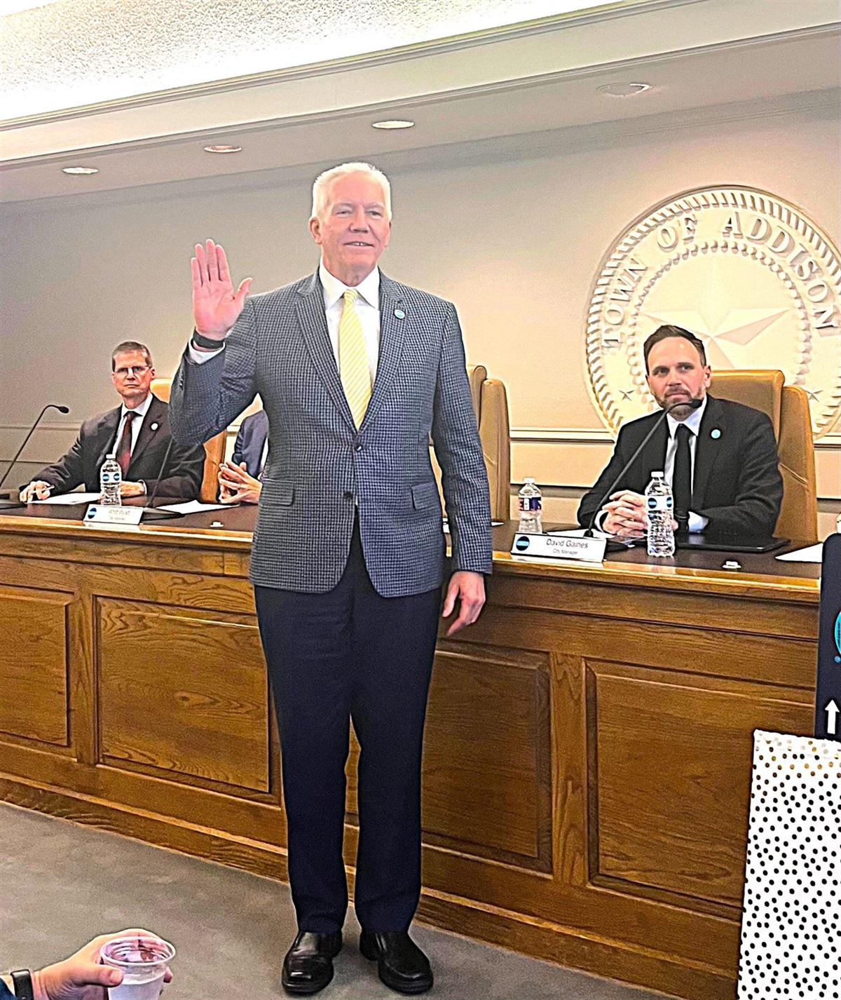 New Council Members Officially Sworn In - Addison, Texas