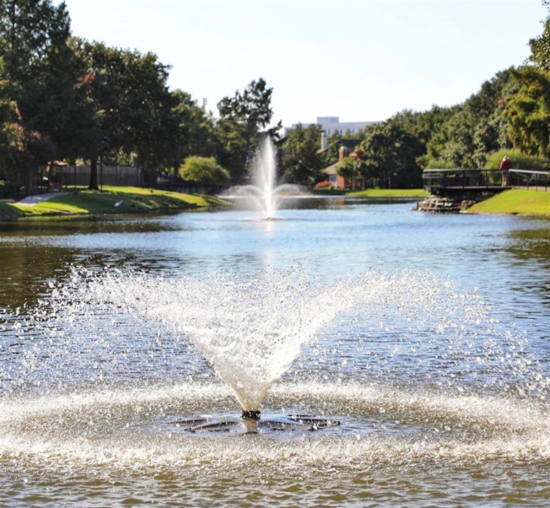 Phase 2 of Les Lacs Pond Renovation Begins - Addison, Texas